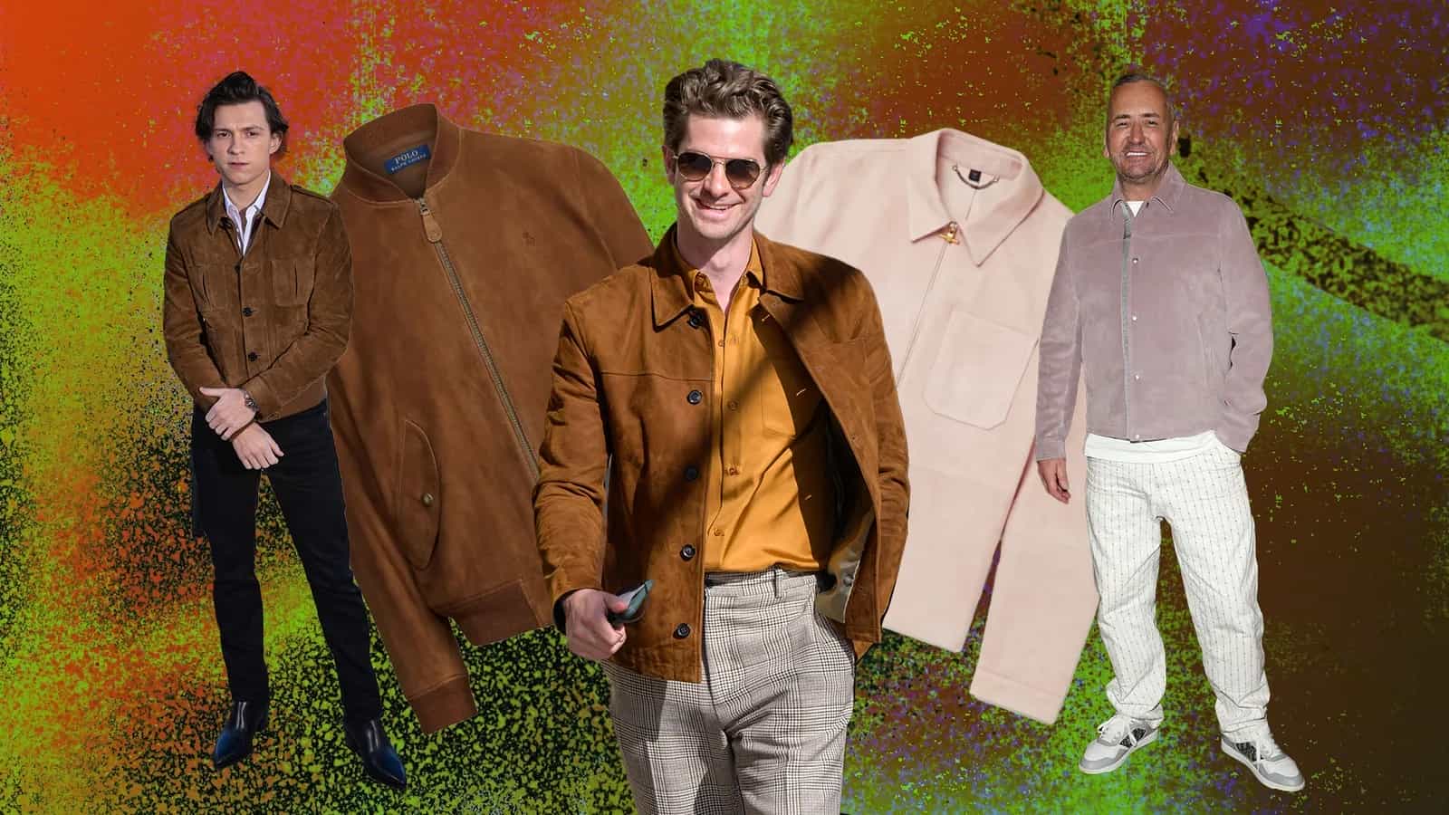 Fashionable Edge Rocking the Trend with Men's Suede Jacket