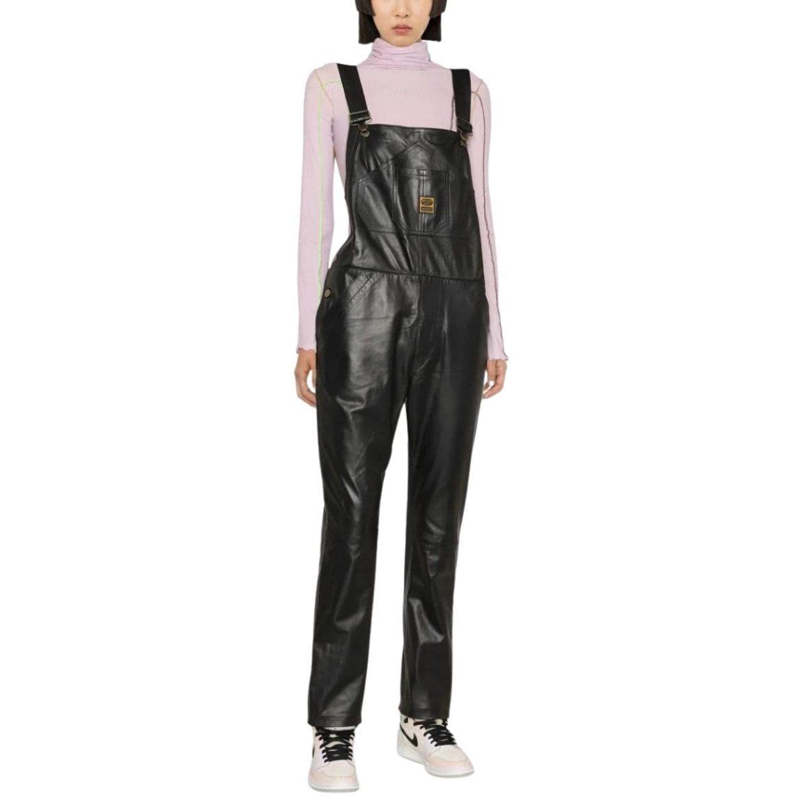 Dive Into Fashion With These 11 Trendy Leather Overalls Women's