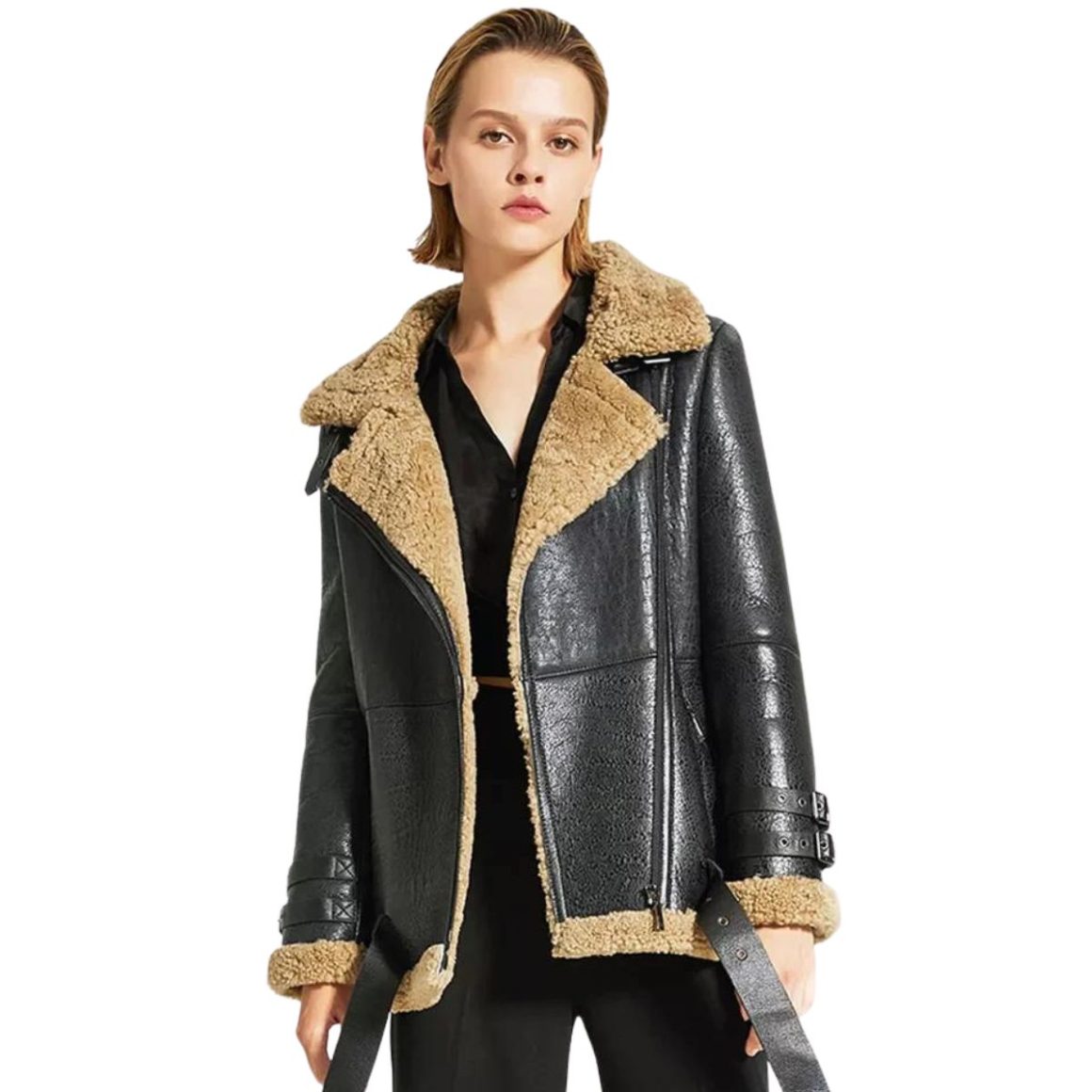 Fur Leather Jacket That Will Keep You Warm and Stylish