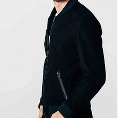 Shane Black Suede Leather Jacket For Sale At Affordable Price