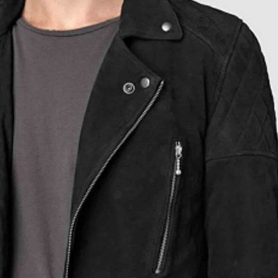 Armand Mocha Black Suede Jacket For Sale At Reasonable Price