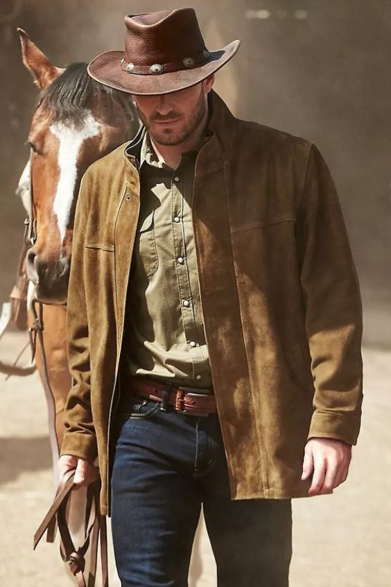 Western Jacket For Men - Finest Quality Suede Leather Jackets