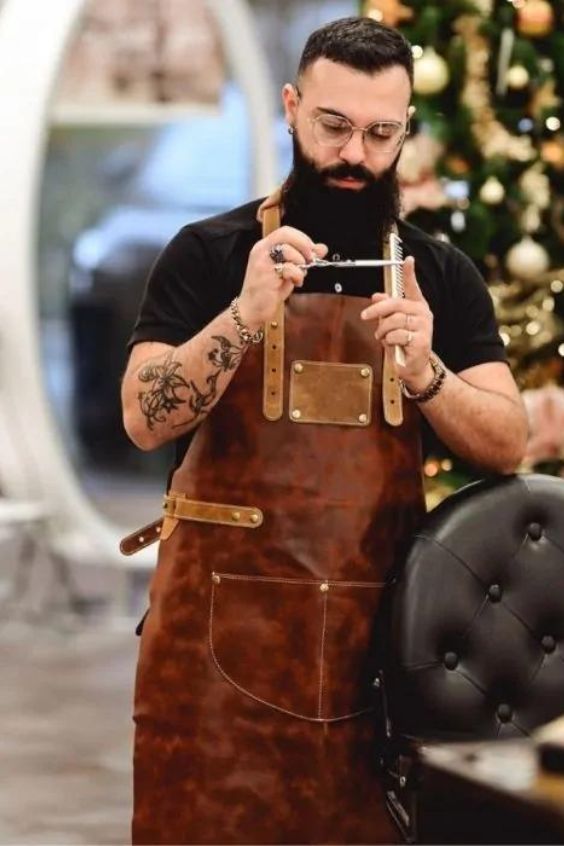 Chestnut Charm Fur Leather Jacket